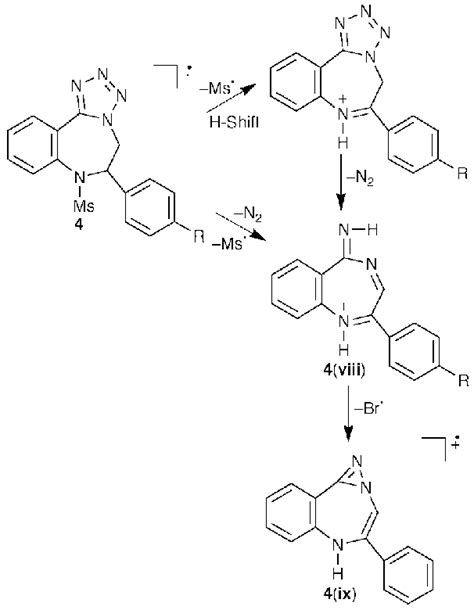 Scheme 5 Ms Fragmentation Patterns For Download Scientific Diagram