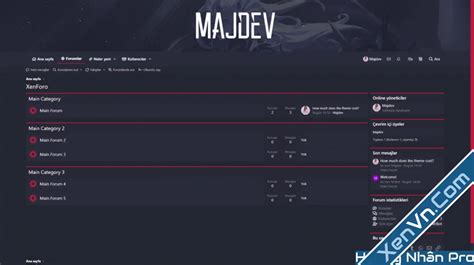 Mx Dark Xenforo 2 Style 1 1 Xenvn Com