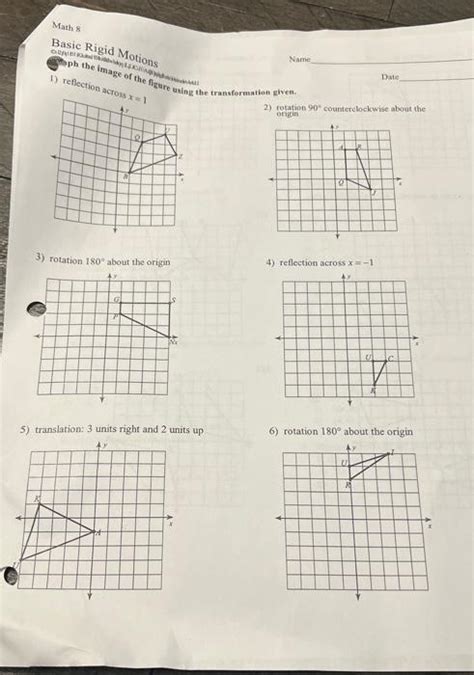 Solved Date 2 Rotation 90∘ Counterclockwise About The Ongin