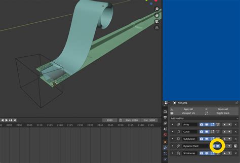 Dynamic Paint Shrink Wrap Animation And Rigging Blender Artists