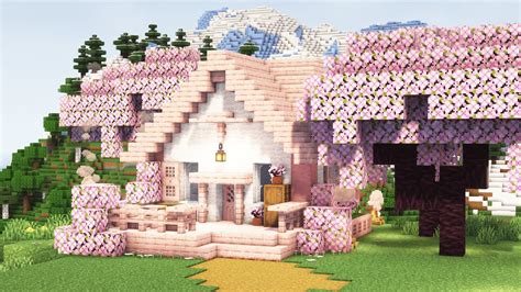 Стартовый Дом из ВИШНИ в Майнкрафте 1 20 🔥 Майнкрафт Туториал Youtube