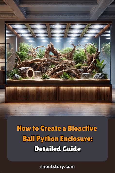 How To Create A Bioactive Ball Python Enclosure Detailed Guide Snout Story