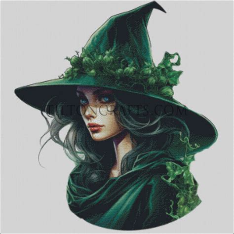 Fantasy Green Witch I Tilton Crafts