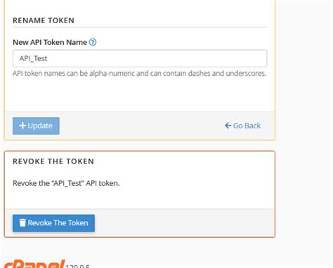 How To Manage API Tokens In CPanel HarmonWeb Blog