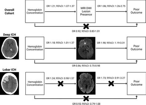 Relationships Of Hemoglobin Concentration Ischemic Lesions And