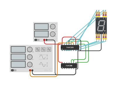 Circuit Design Shift Register Example Tinkercad