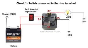 Relay Wiring Diagram For Pin Automotive Relay
