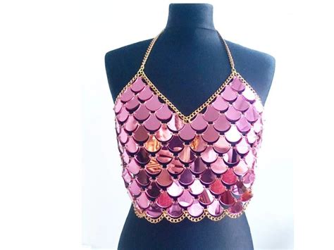 Crop Top Women 2017 Metal Crop Tops Backless Party Club Sequin Tops Vest Camisole In Camis From