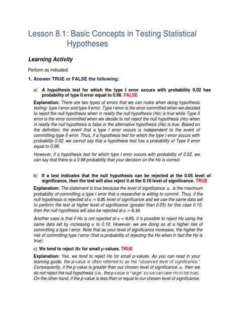 Answers To The Learning Activities From Module 8 Download Free Pdf