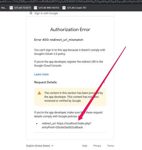 Google Redirect Uri Stopped Working Without Https Stack Overflow