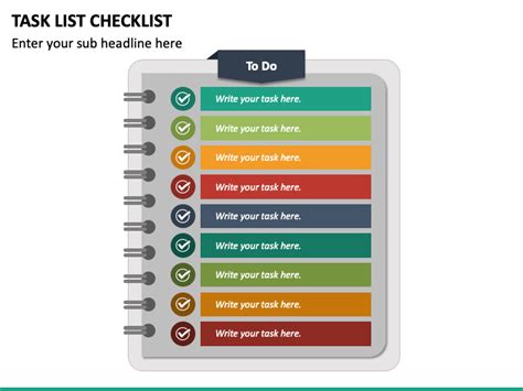 Task List Checklist PowerPoint And Google Slides Template PPT Slides