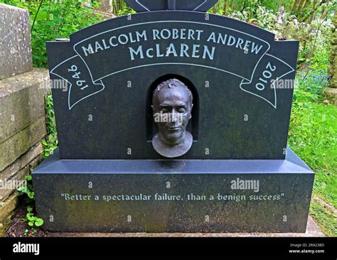 Grave And Headstone Of Malcolm Mclaren Sex Pistols Manager Highgate