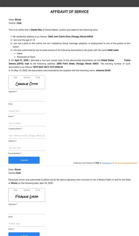 Free Sample Affidavit Of Service Template Download In Word Google Docs Template Net Free Sample Affidavit Of Service Template Download In Word Google Docs Template Net