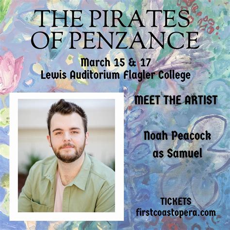 🎼 Meet The Artist Noah Peacock Plays First Coast Opera
