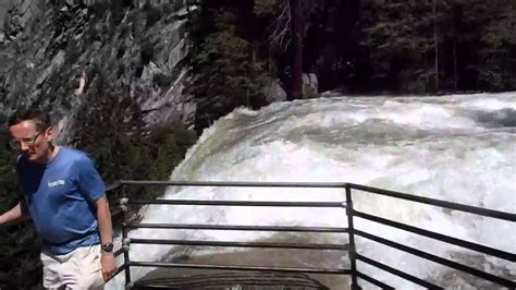 Vernal Falls Yosemite National Park Where Hikers Were Swept Over To Their Death Youtube