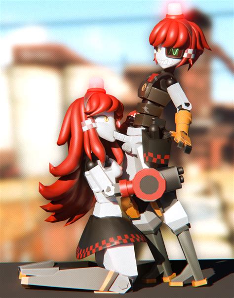 Rule Babe Babe Girl Girls Blowjob Dell Spencer Horny Female Mimi Sentry Red Hair Robot