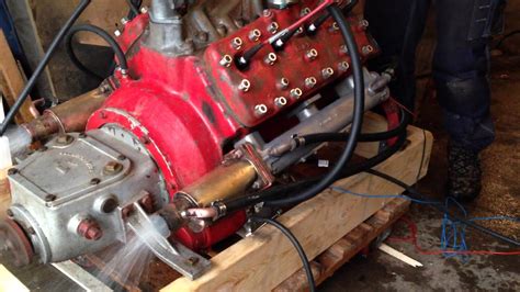 Marine Ford Flathead V8 Startup YouTube