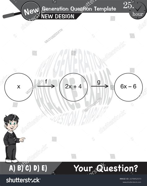 Math Vector Mathematical Function Graph Functions Stock Vector Royalty