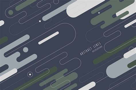 추상 둥근 선 요소 색상 스타일 템플릿의 패턴 디자인 비즈니스 배경의 위하학적 요소 스타일이 겹칩니다 일러스트 벡터 0명에 대한 스톡 벡터 아트 및 기타 이미지 Istock