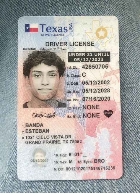 Texas Drivers License Audit Number Minor