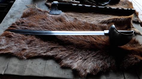 Forging A Cutlass Sword Part 4 Making The Handle Youtube