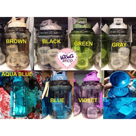 Water Bottle Jug Gulp With Reusable Cubes In 1 5 And 2 6 Liters Lazada Ph