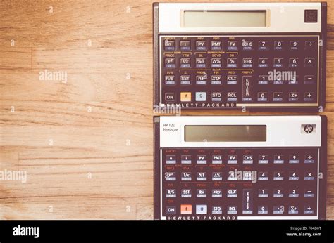 Hp 12c platinum calculator hi-res stock photography and images - Alamy