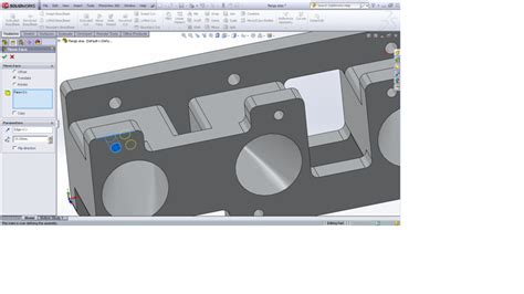Tutorial Using The Move Face Command In Solidworks Grabcad Tutorials
