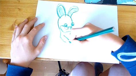 apprendre a dessiner les lapins crétins YouTube
