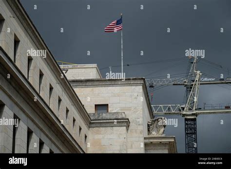 A General View Of The U S Federal Reserve Marriner S Eccles Building With Ongoing Construction
