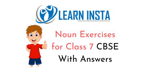 Noun Exercises For Class 7 Cbse With Answers