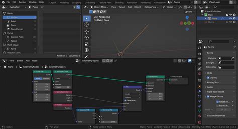 bezier falloff in geometry nodes modeling blender artists community