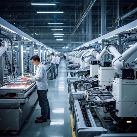 Ai Driven Automation In Modern Manufacturing Systems Premium Ai Generated Image