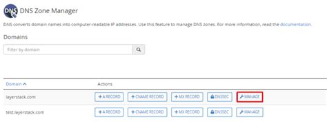 Layerstack Tutorials Layerstack How To Manage Dns Zone Files In Cpanelwhm