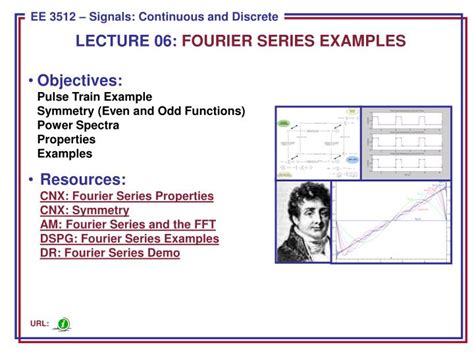 PPT LECTURE FOURIER SERIES EXAMPLES PowerPoint Presentation Free Download ID