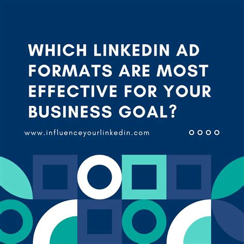 Influence Your Linkedin On Linkedin Want To Know Which Linkedin Ad Formats Are Most Effective