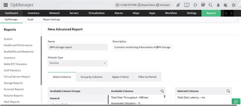 Ibm Storage Monitoring Tools Manageengine Opmanager