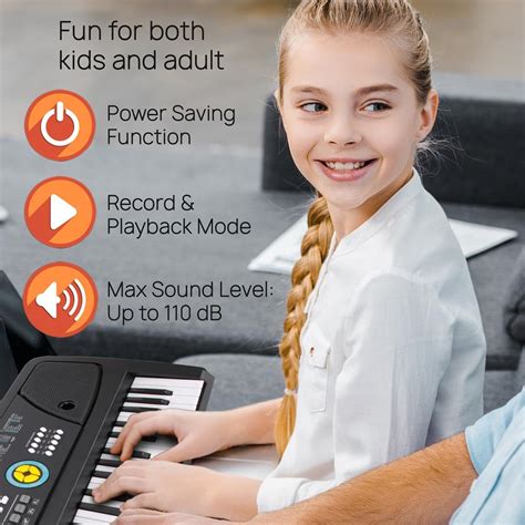 Portable 61 Key Piano Keyboard Digital Musical Karaoke