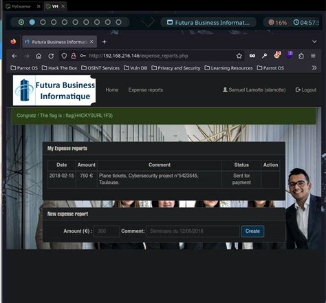 Myexpense Ctf Writeup Vulnhub 0x49414e