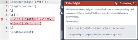 Extra Right Overleaf Editor De Latex Online