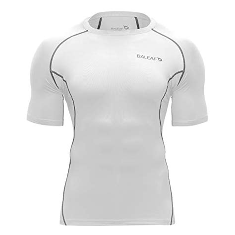 발리후baleaf Compression 스포츠 셔츠 맨즈 가압 셔츠 반소매 파워 스트레치 휘트니스 다이어트 흡한 속건 언더