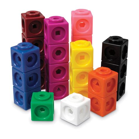 Mathlink Cubes Set Of 1000 Ler4287 Learning Resources Games