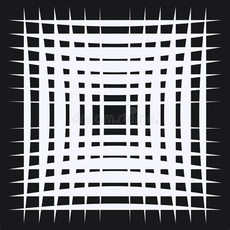 Irregular Grid Mesh With Random Lines Squares Lattice Grating