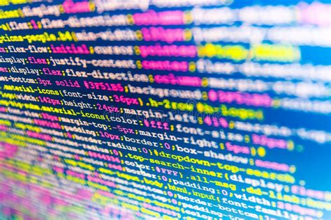 Software Developer Workspace Screen Stock Illustration Illustration