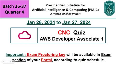 Piaic Attention Piaic Batch 36 37 Quarter 4 Cnc Aws