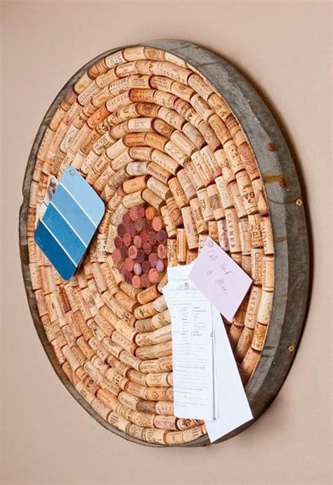 Декор стен на кухне 70 фото и 12 супер идей Artesanía Del Corcho Manualidades Con Corchos