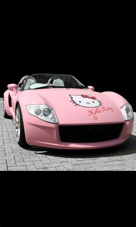Hello Kitty Corvette Pink Sports Car