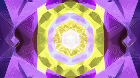 A Mesmerizing Kaleidoscope Of Polygons Rotates And Blends Together Creating A Captivating Visual