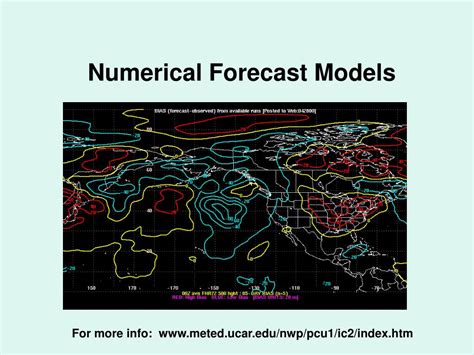 PPT Numerical Forecast Models PowerPoint Presentation Free Download ID
