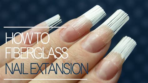 How To Do Fiberglass Nails Gel Nail Extension Tutorial Step By Step Youtube